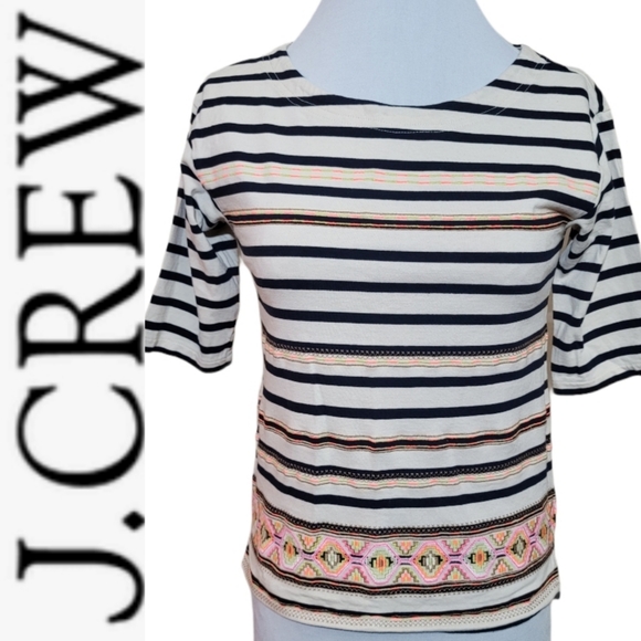 J. Crew | Tops | J Crew 34 Sleeve Top | Poshmark